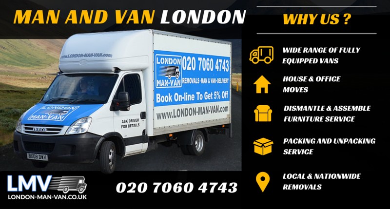 Book Man and Van in Wandsworth - Hire Man and Van